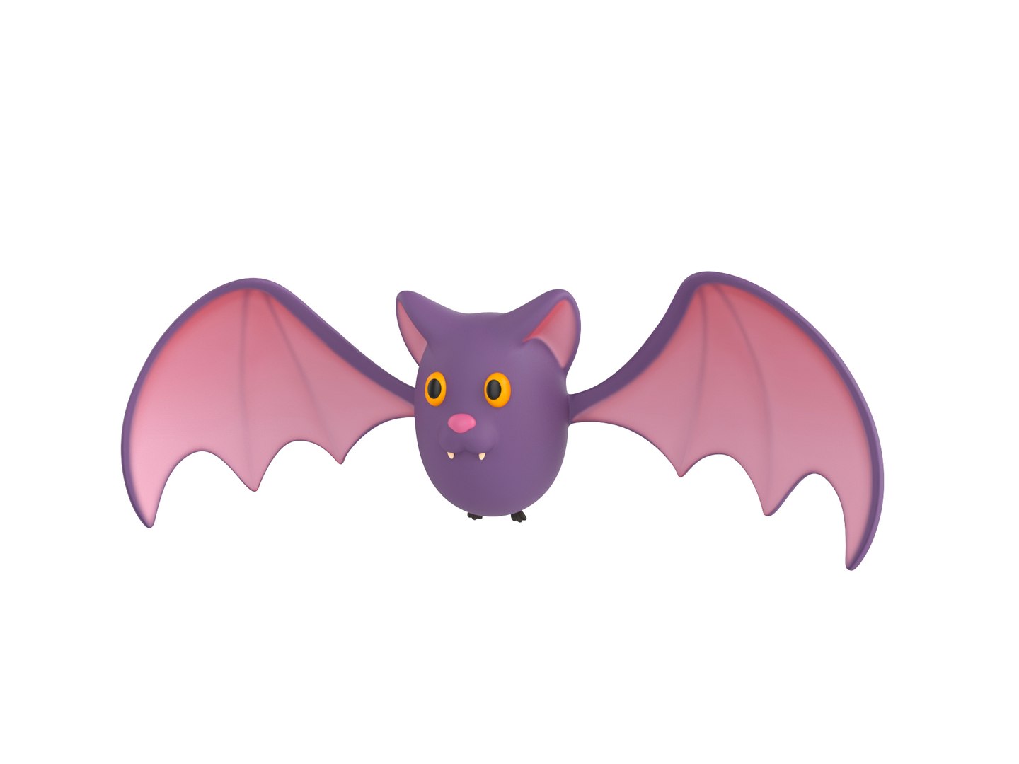 3D model cartoon bat - TurboSquid 1615787