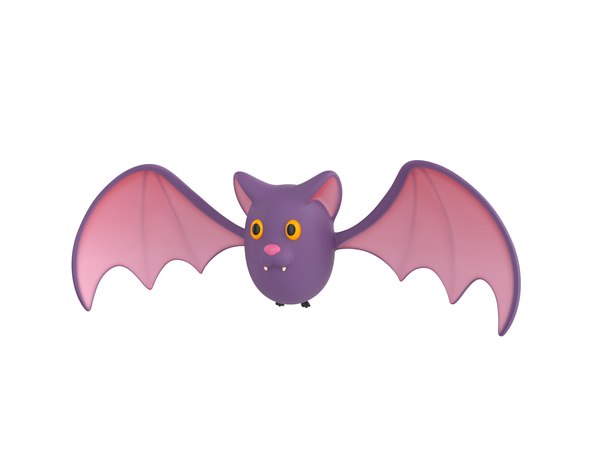 Cartoon Bat 3D Models for Download | TurboSquid