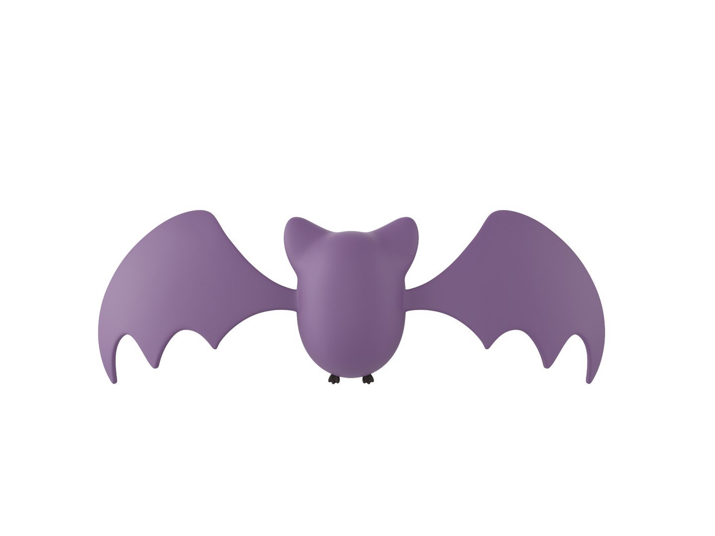 3D Model Cartoon Bat - TurboSquid 1615787