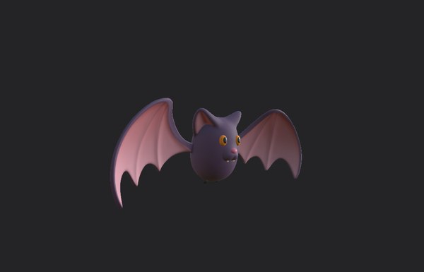 3D model cartoon bat - TurboSquid 1615787