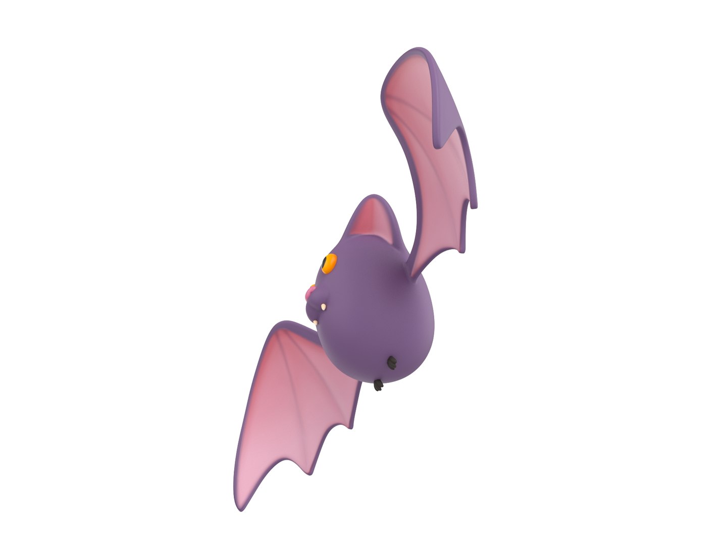 3D Model Cartoon Bat - TurboSquid 1615787