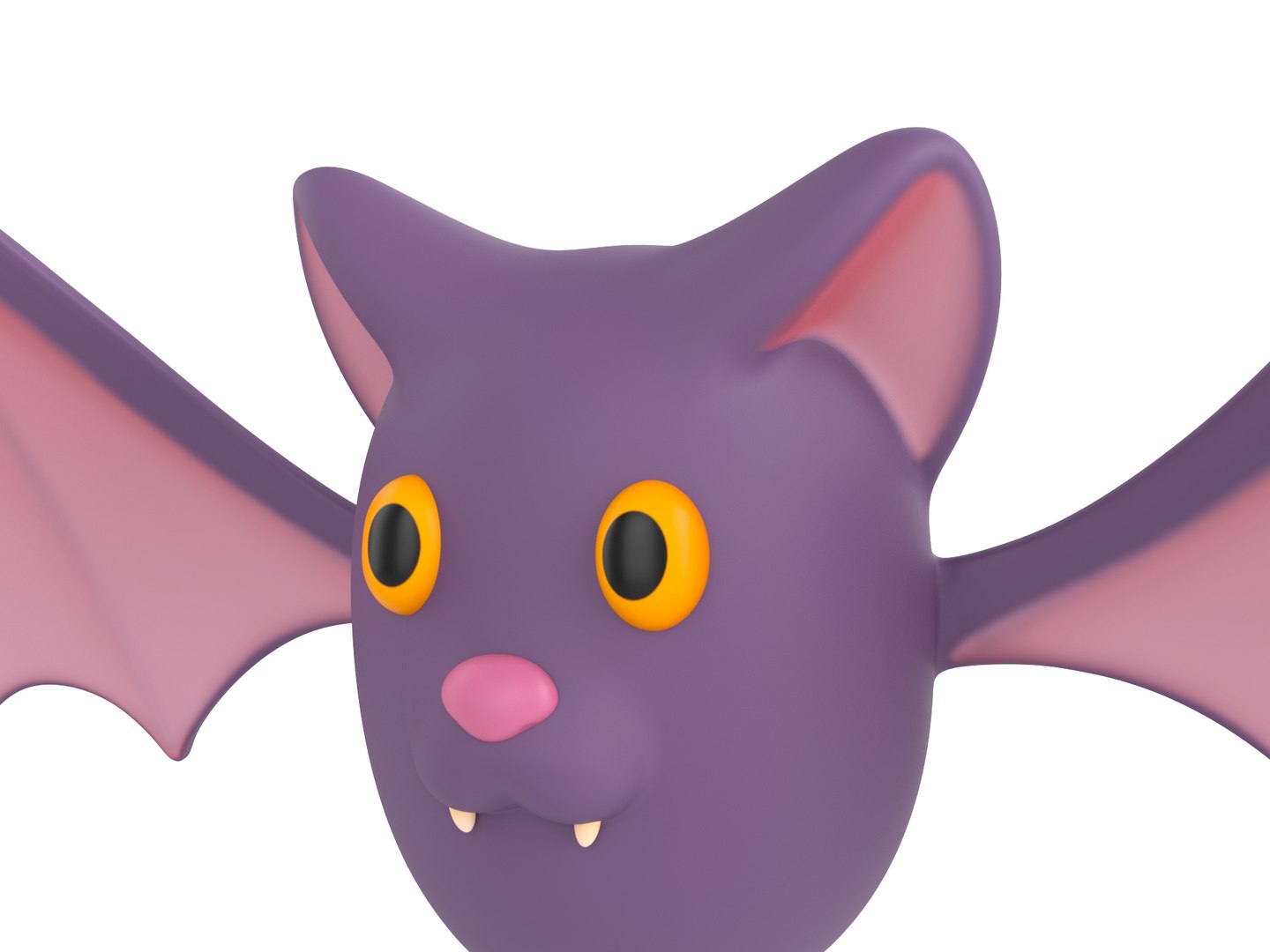 3D Model Cartoon Bat - TurboSquid 1615787