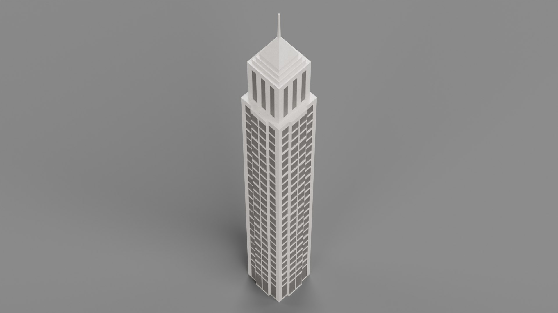 3D Paper Skyscraper 12 Model - TurboSquid 2184787