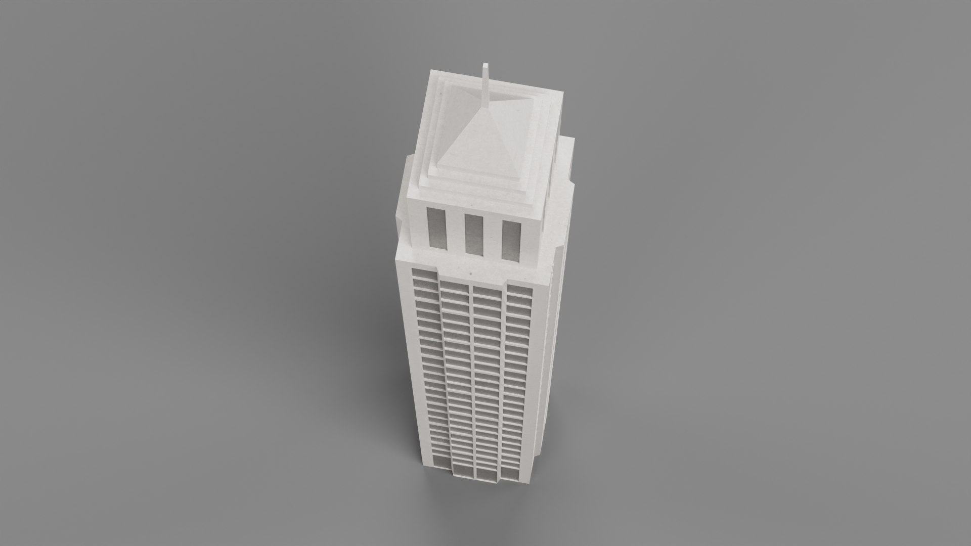 3D Paper Skyscraper 12 Model - TurboSquid 2184787