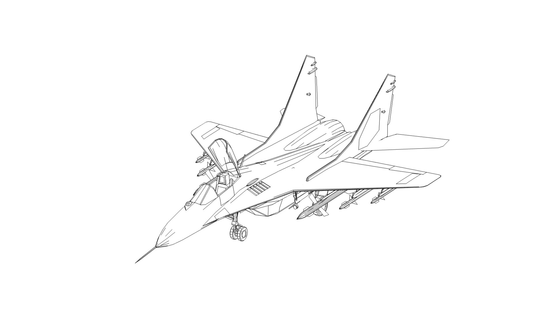 3D Model Mikoyan MiG-29 - TurboSquid 1988186
