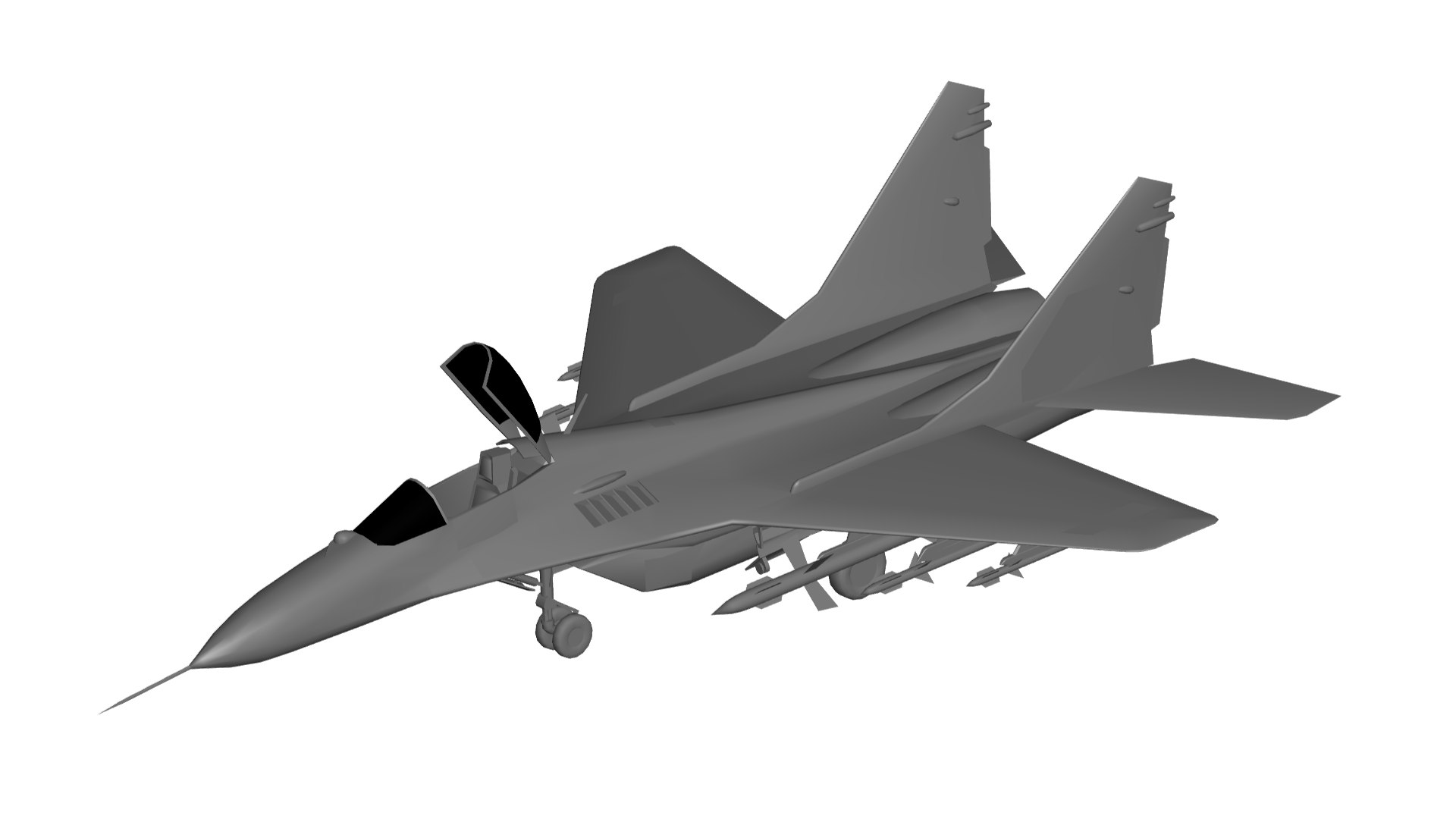 3D Model Mikoyan MiG-29 - TurboSquid 1988186