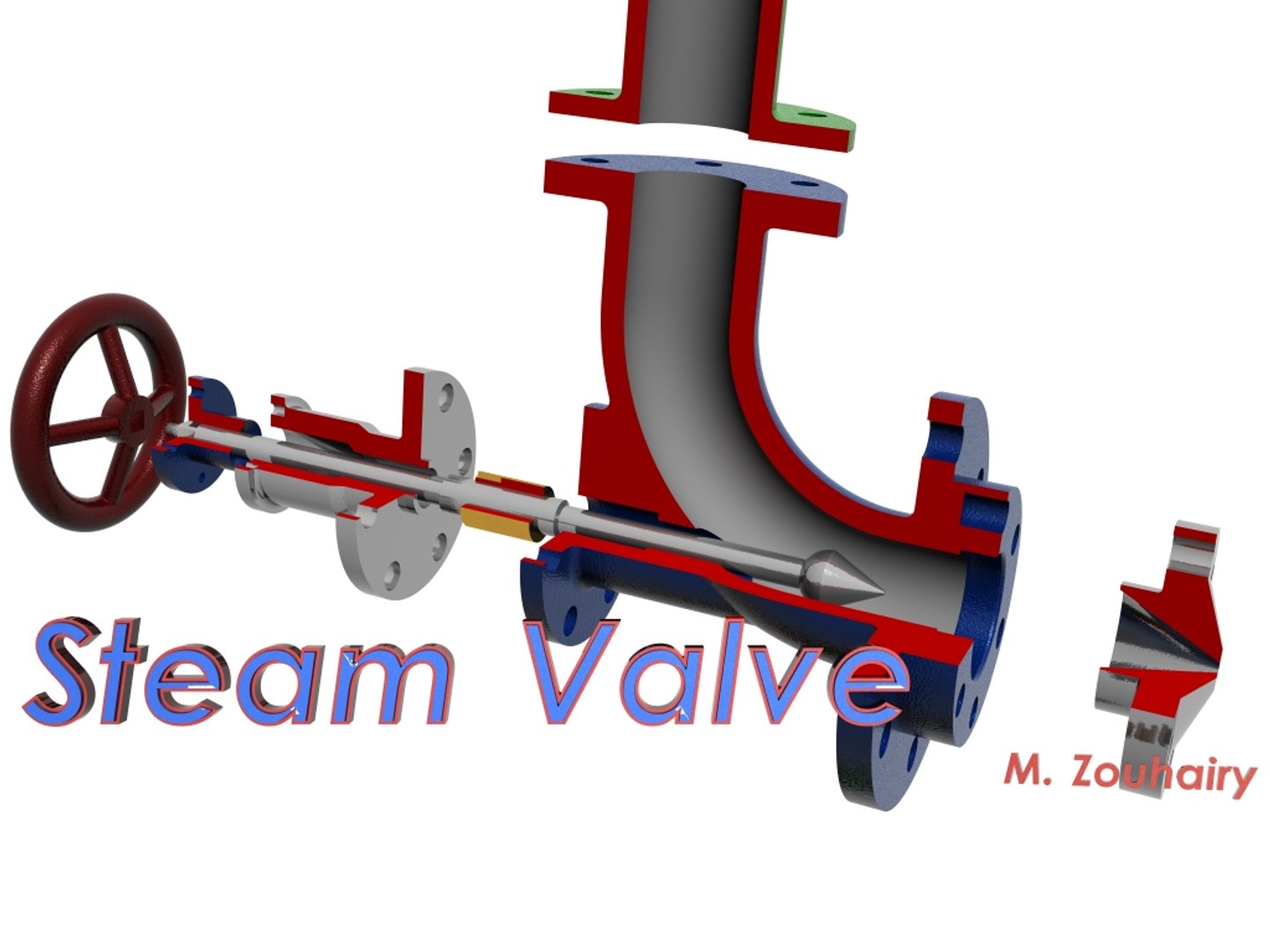 Maya Steam Valve