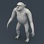 Chimpanzee Rigged Biped 3d Model