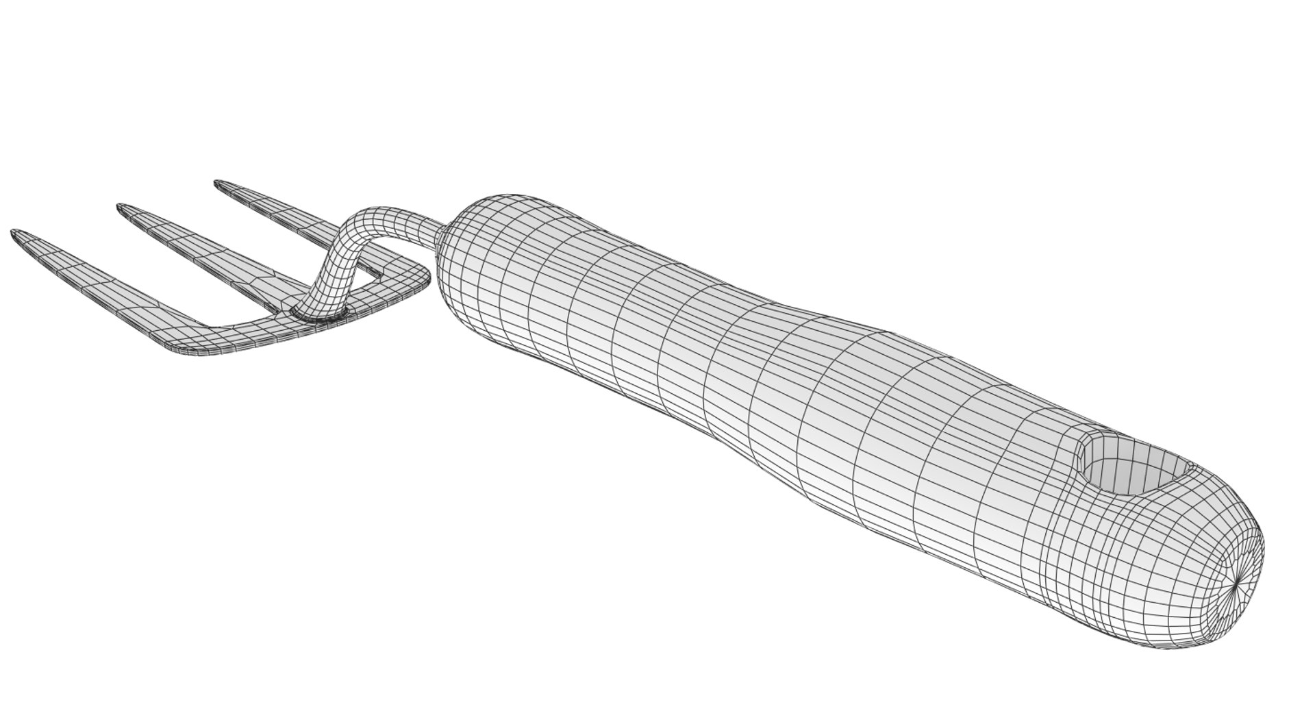 3D hand fork model - TurboSquid 1195309