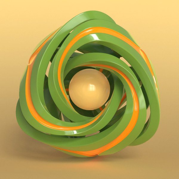 Symbol shape sculpture 3D model - TurboSquid 1645987