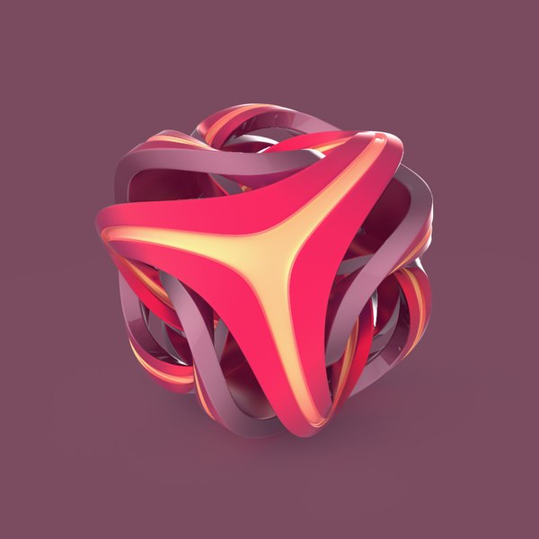 Symbol shape sculpture 3D model - TurboSquid 1645987
