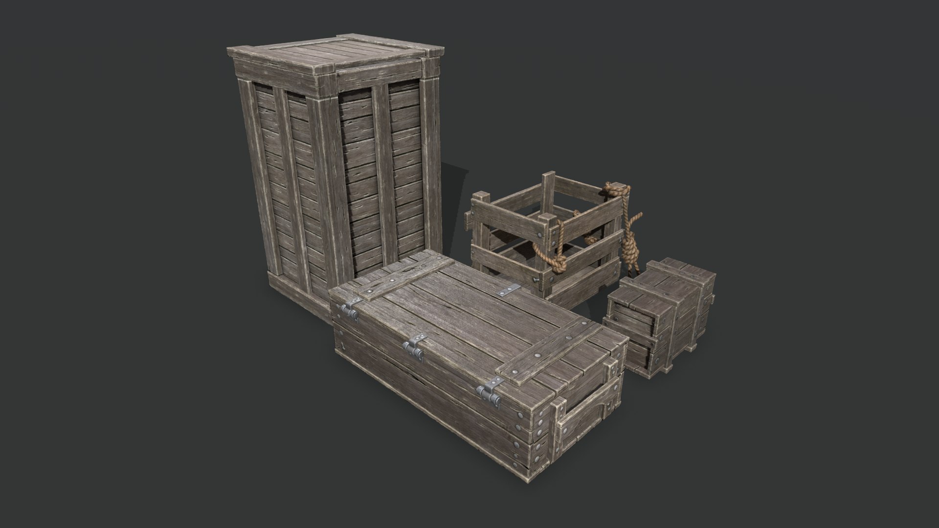 3D model box chest - TurboSquid 1362352