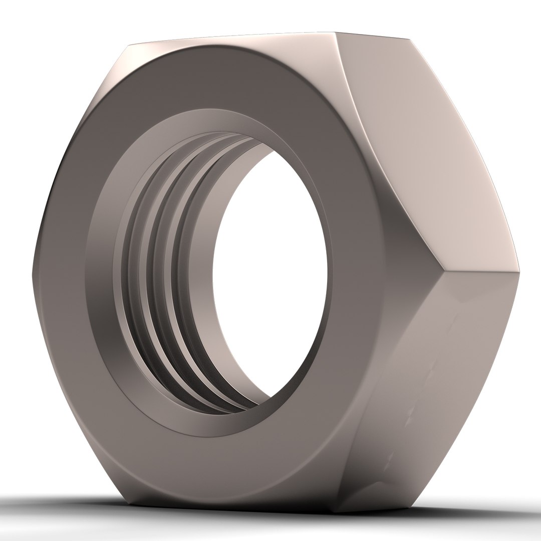 Nuts hardware tool 3D model - TurboSquid 1684116