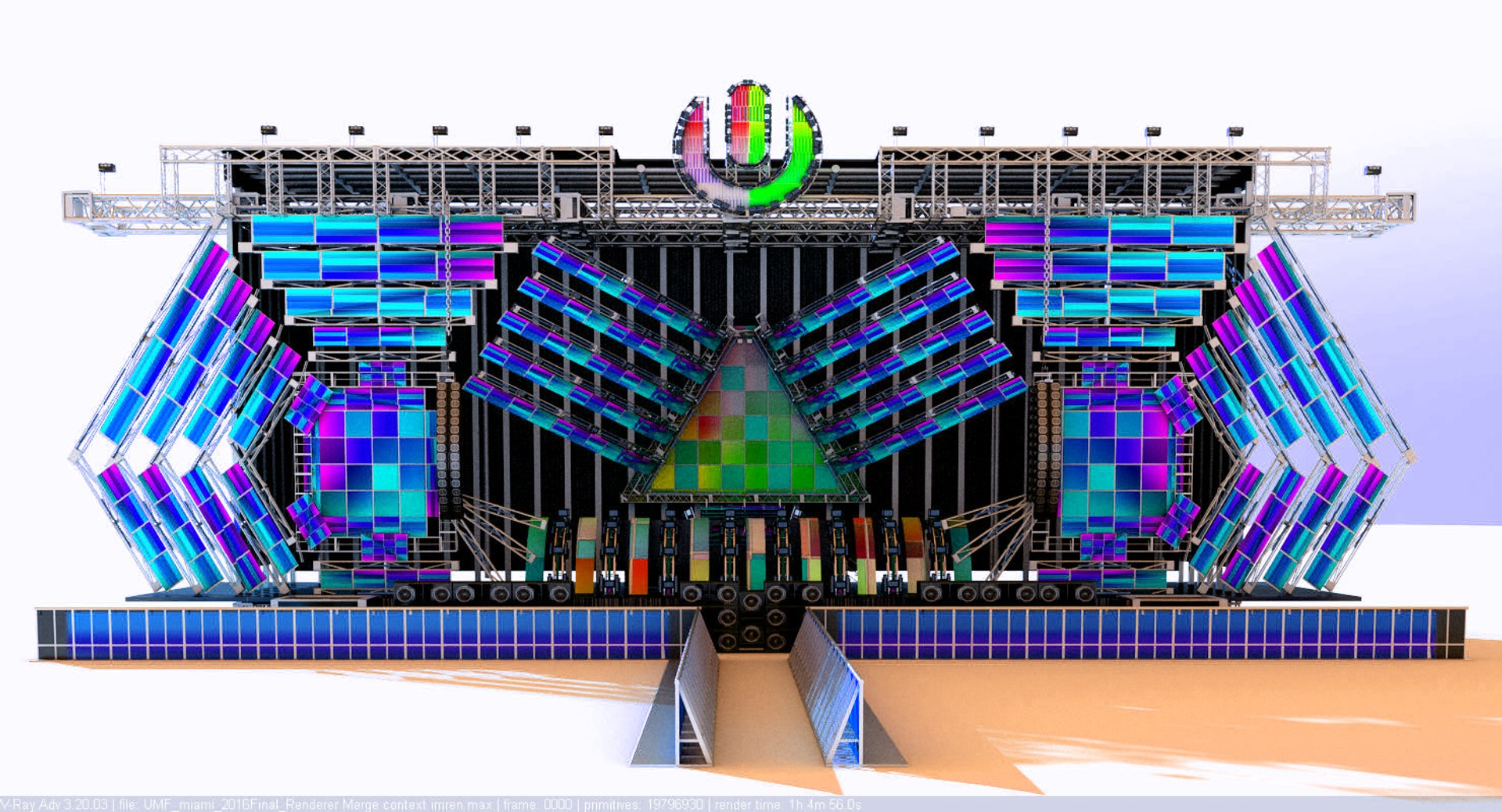 3d Umf-ultra Music Festival Miami Model