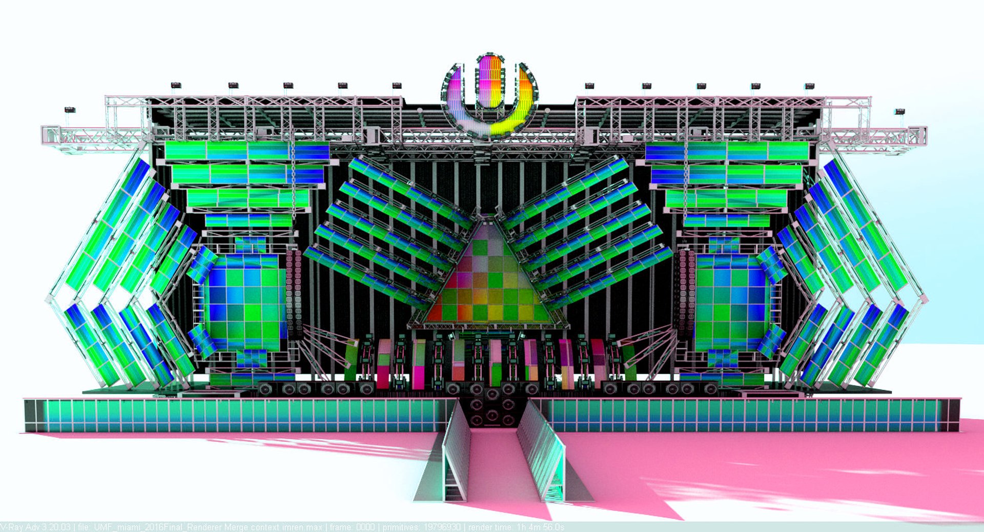 3d Umf-ultra Music Festival Miami Model