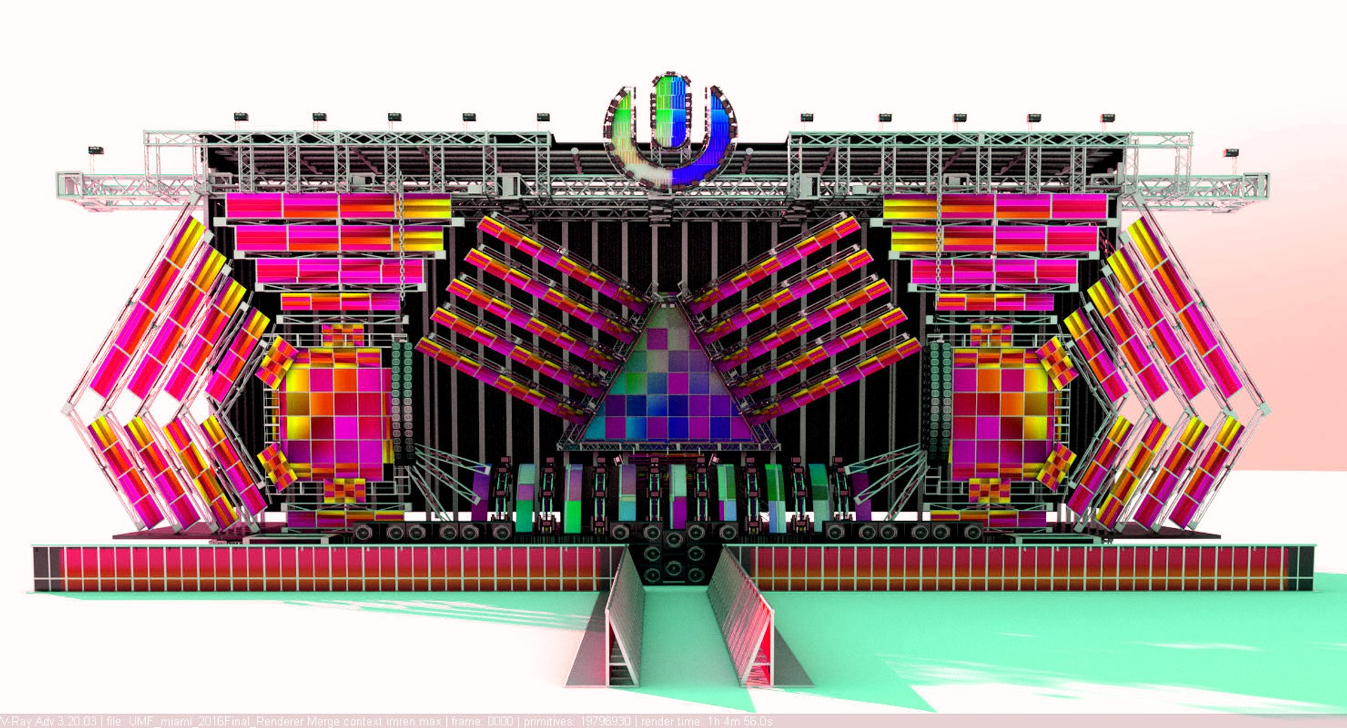 3d Umf-ultra Music Festival Miami Model