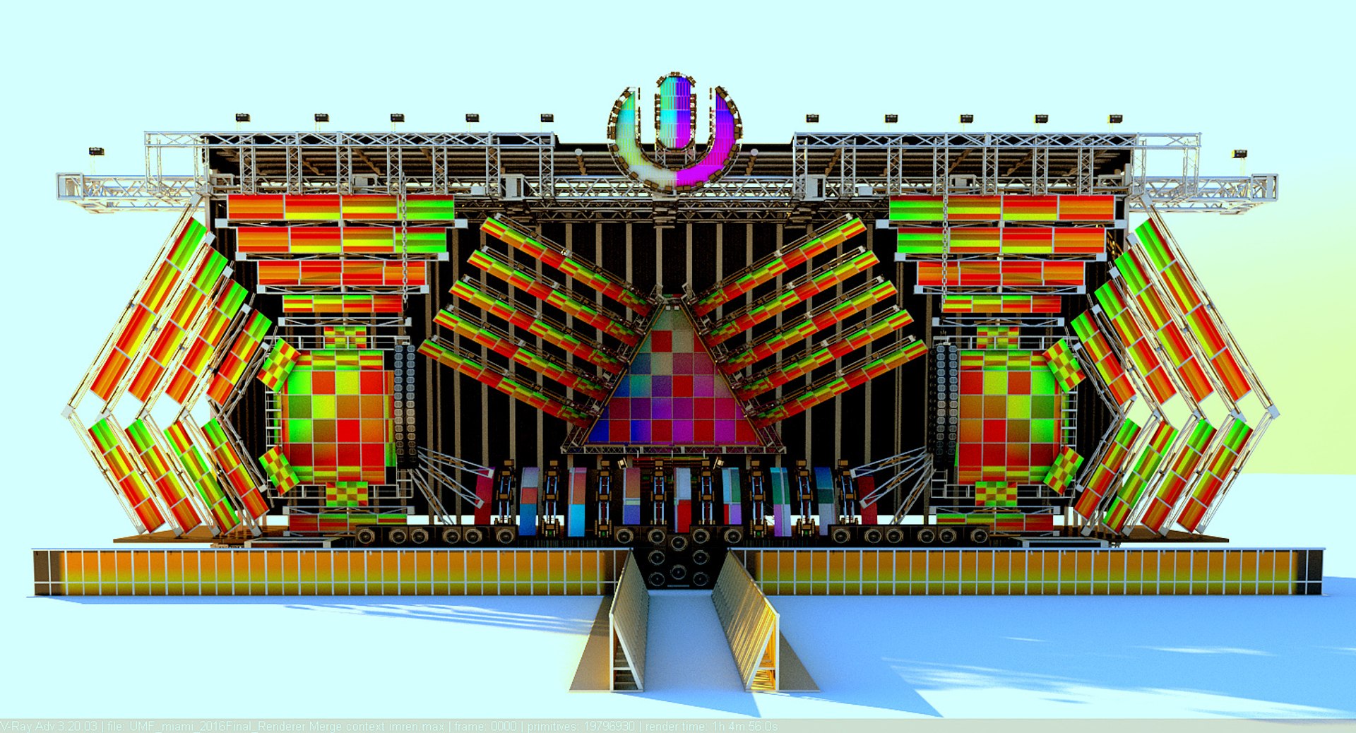3d Umf-ultra Music Festival Miami Model