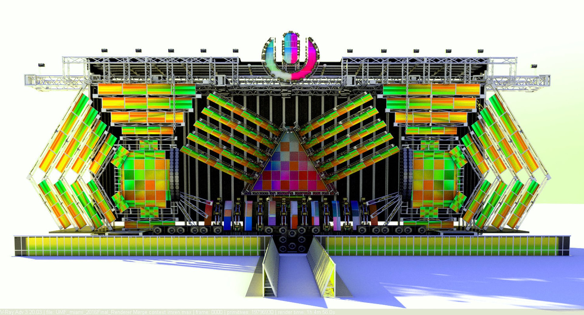 3d Umf-ultra Music Festival Miami Model