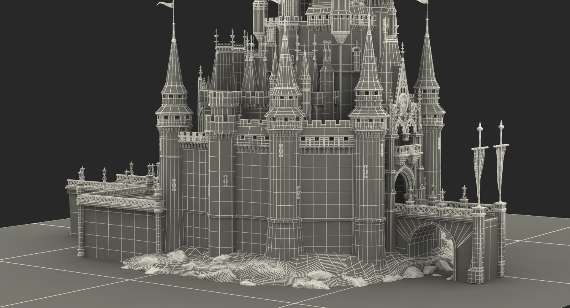 Magic castle 3D - TurboSquid 1439217