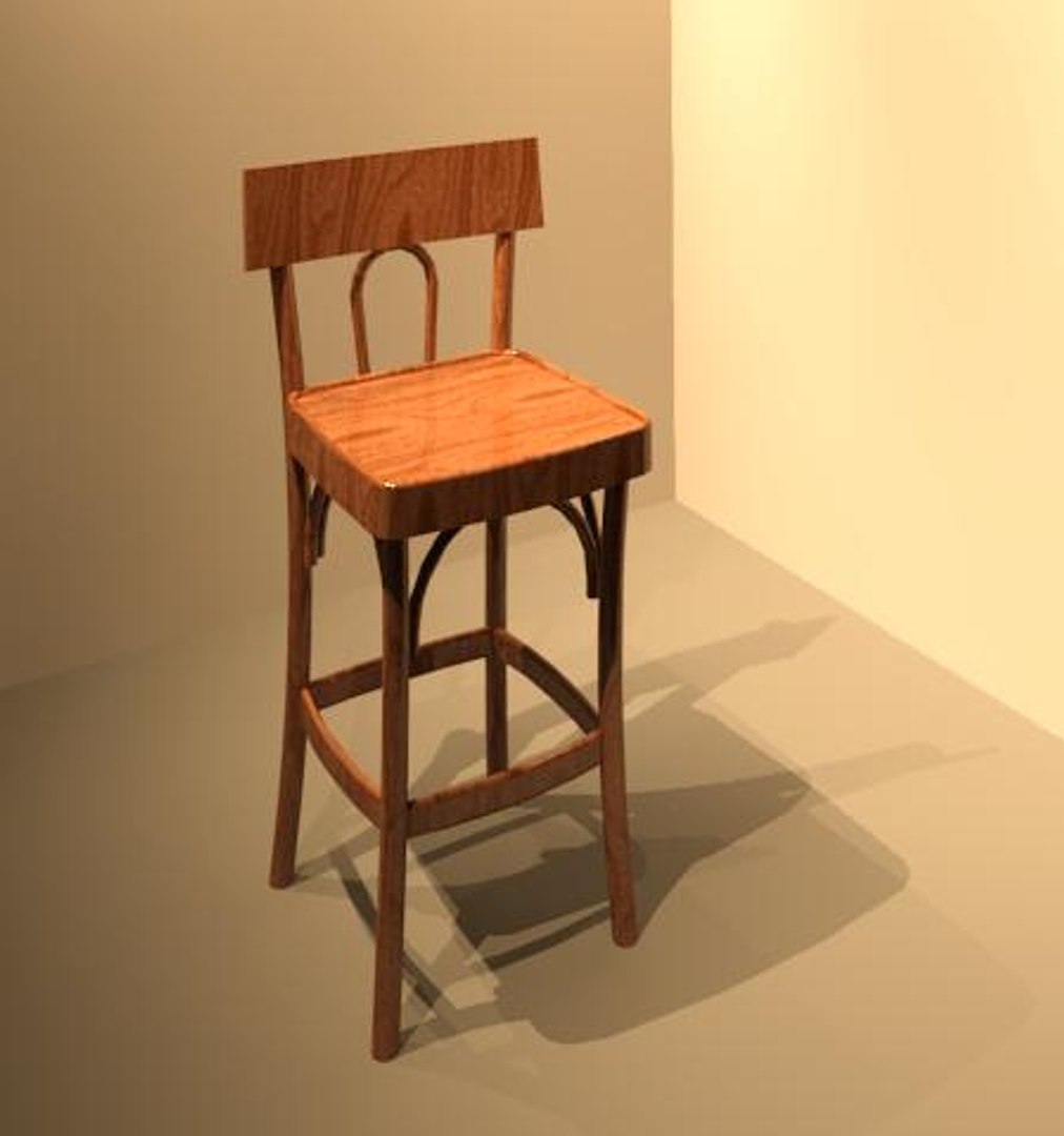 Bar Stool 3d Rfa