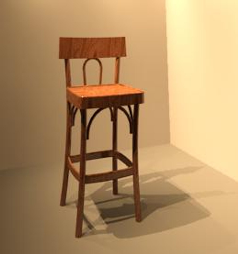 Bar Stool 3d Rfa