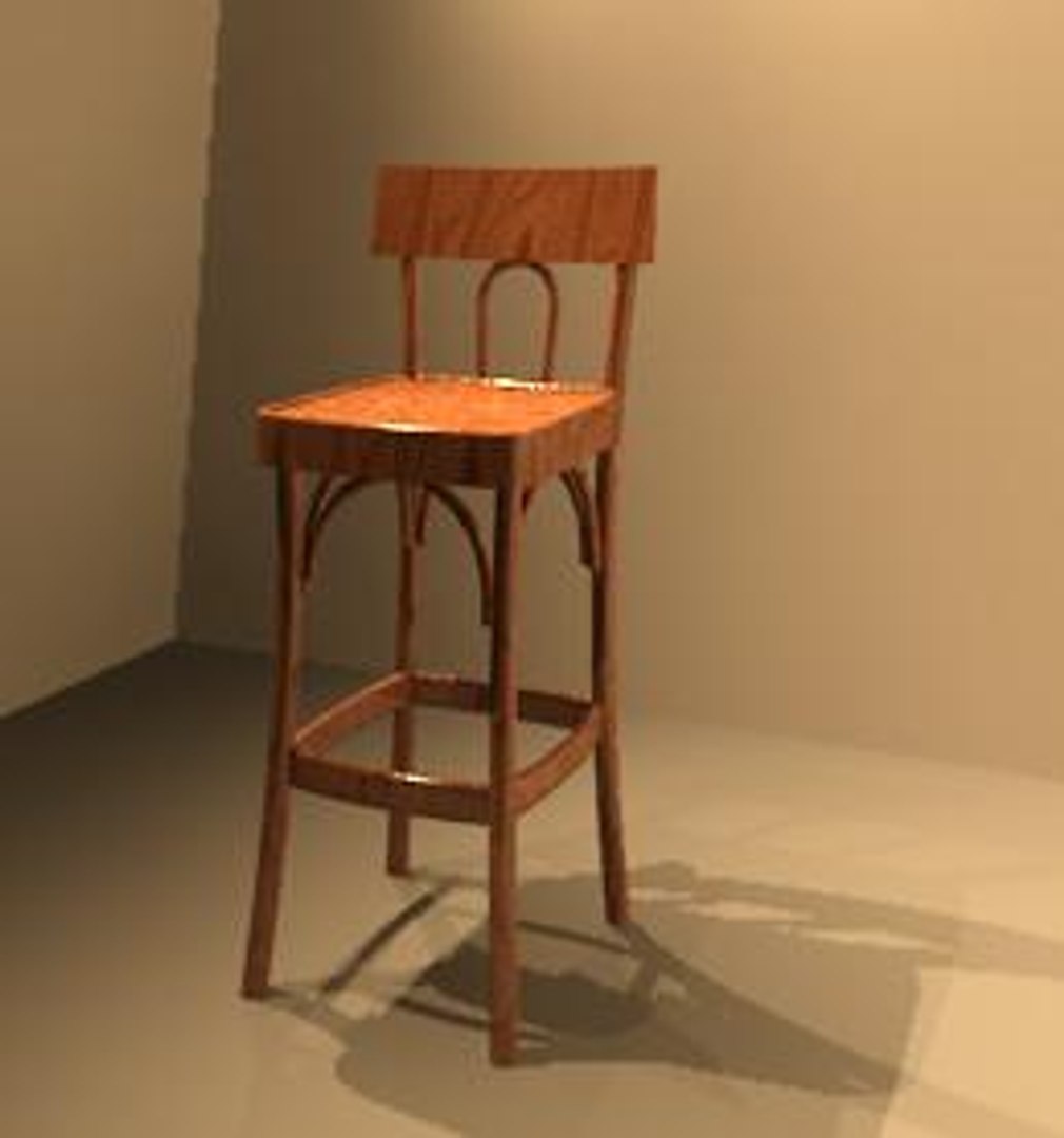 Bar Stool 3d Rfa