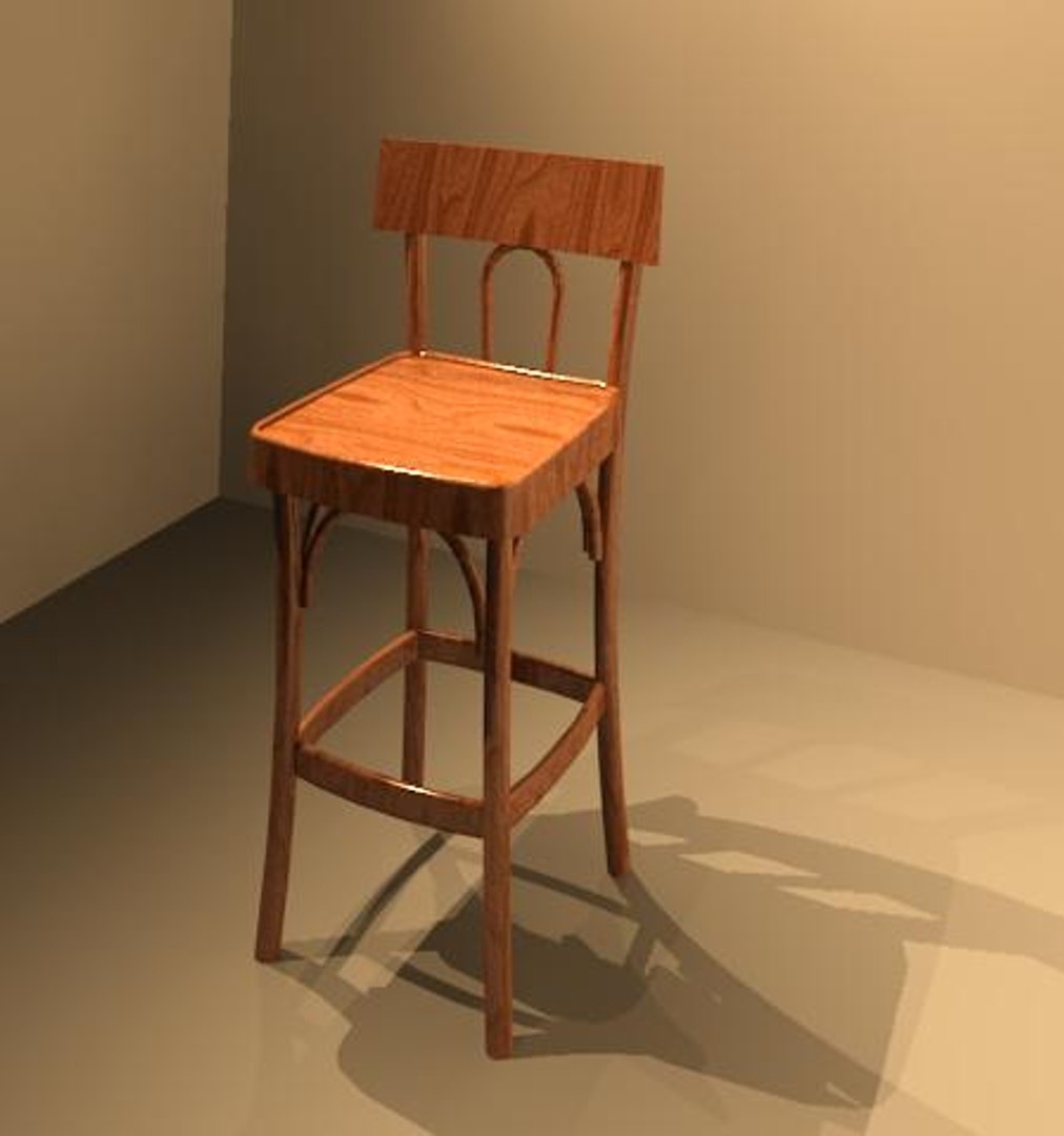 Bar Stool 3d Rfa