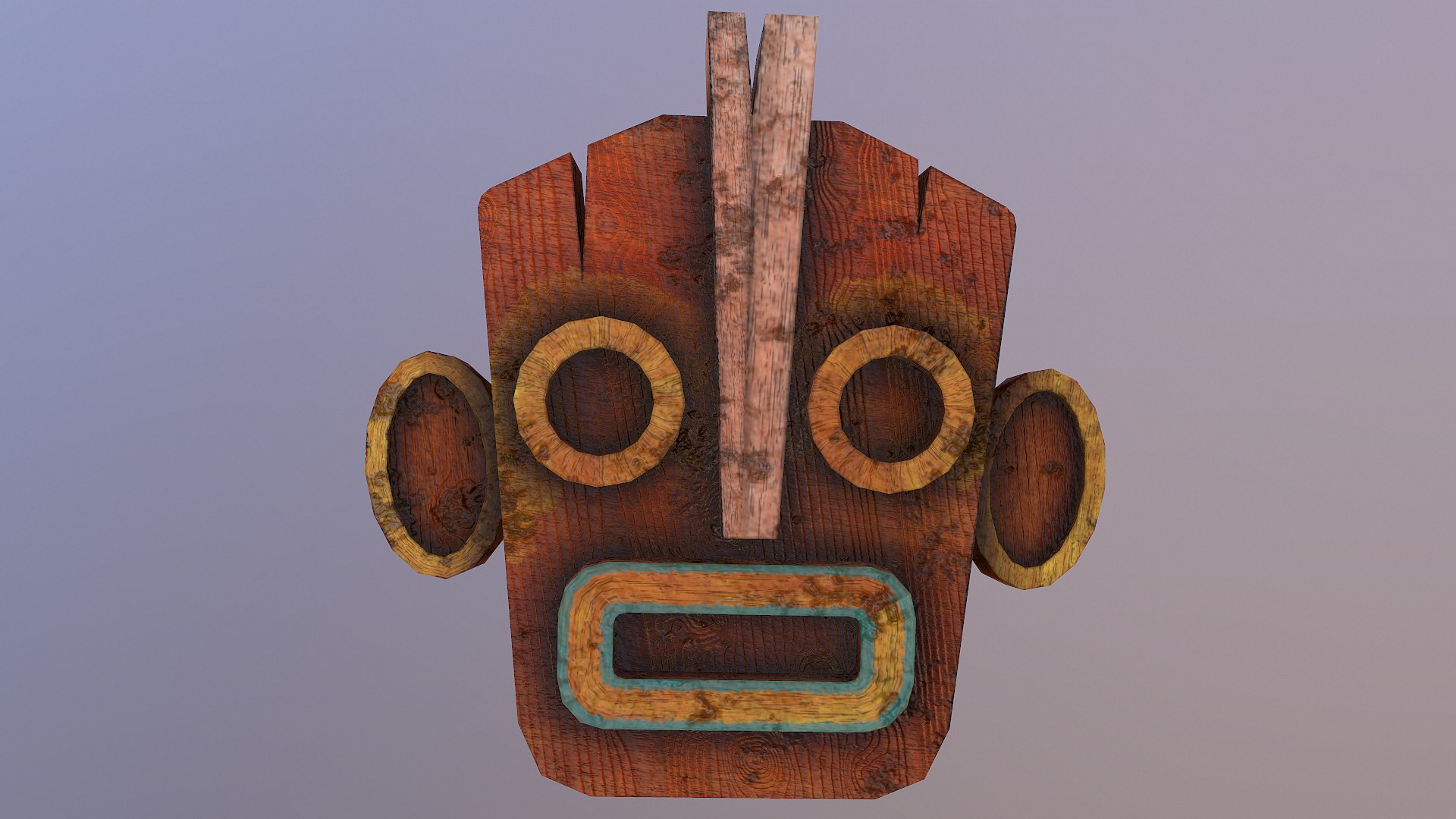 Low Poly Tiki Mask model - TurboSquid 1724600