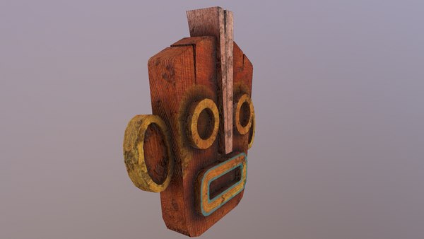Low Poly Tiki Mask model - TurboSquid 1724600