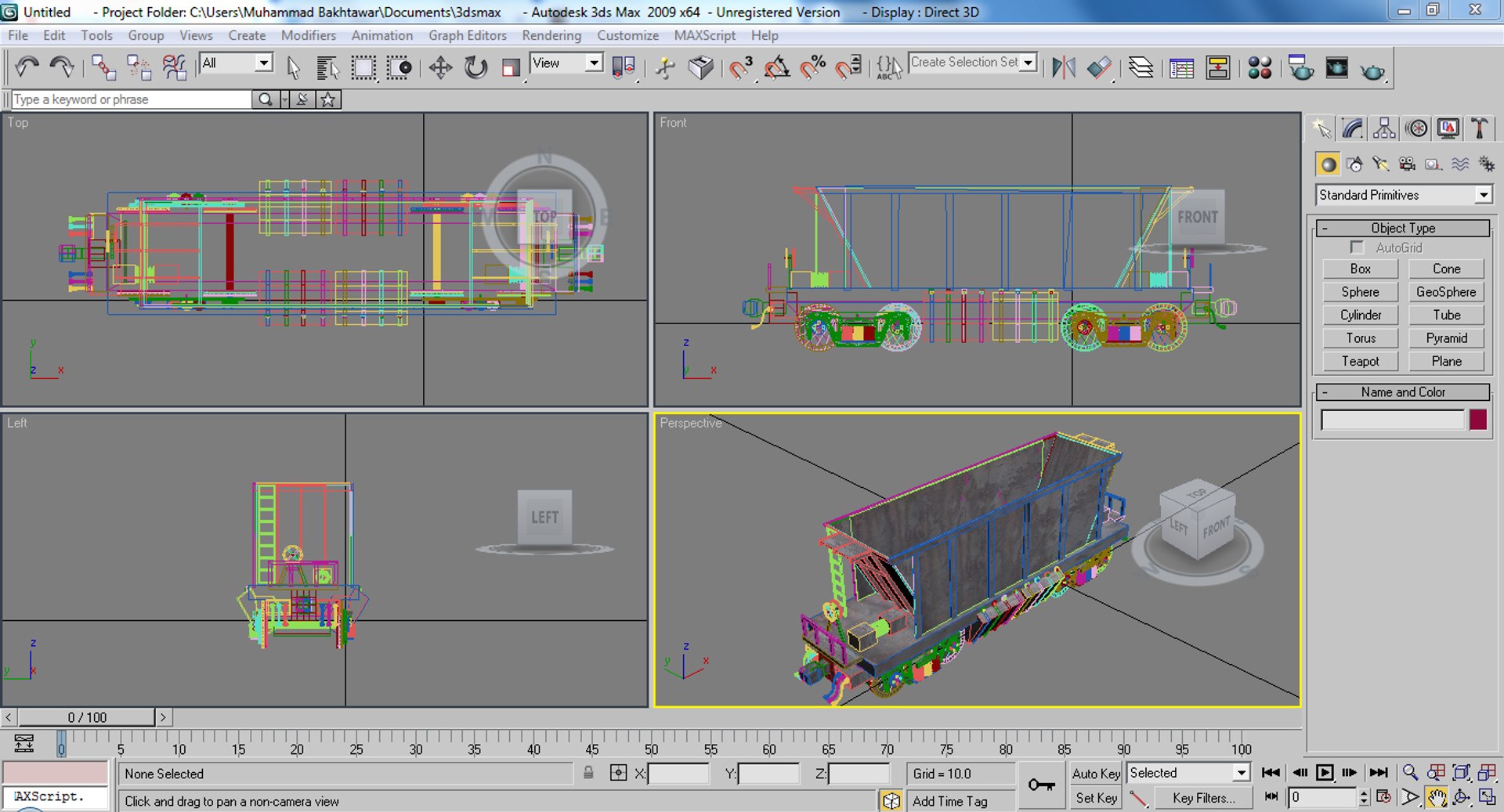 3D model CSX EMD and GE locomotives with coal oil and container ...