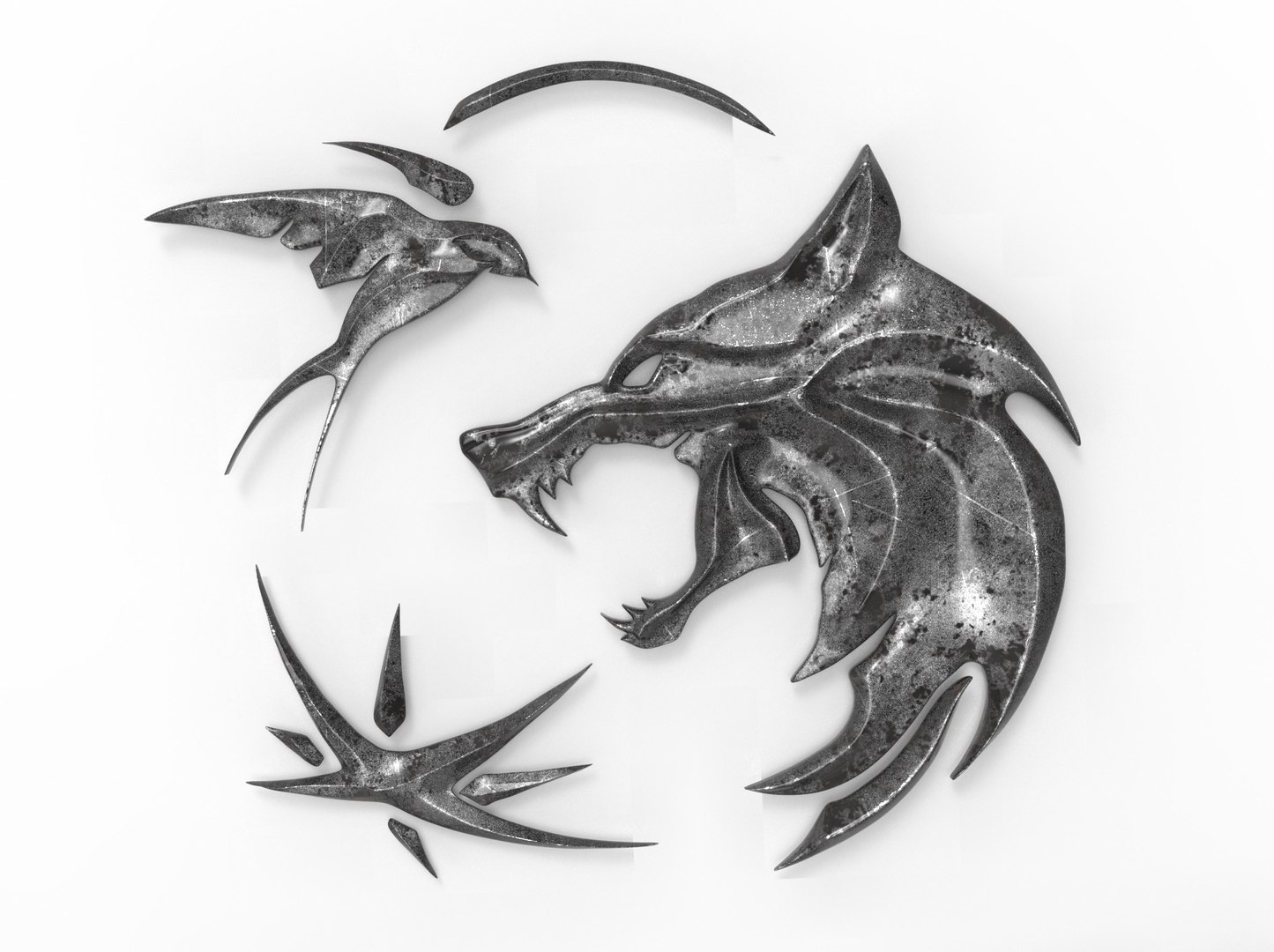 Witcher amulets model - TurboSquid 1515430
