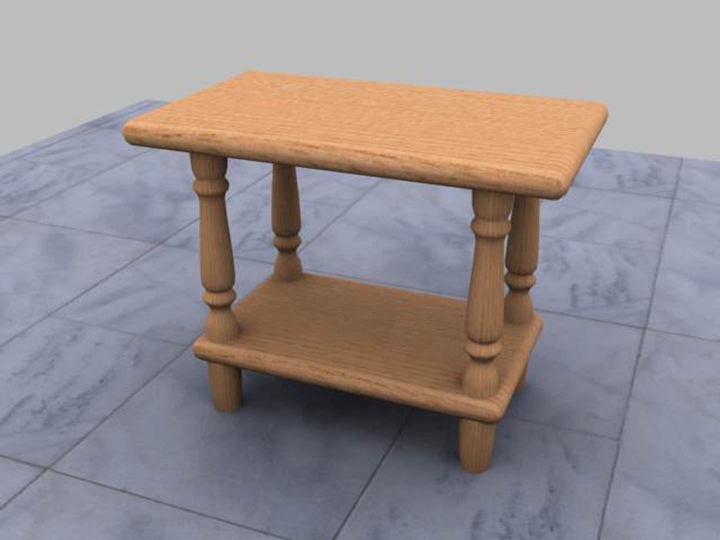 3d Model Desk Small