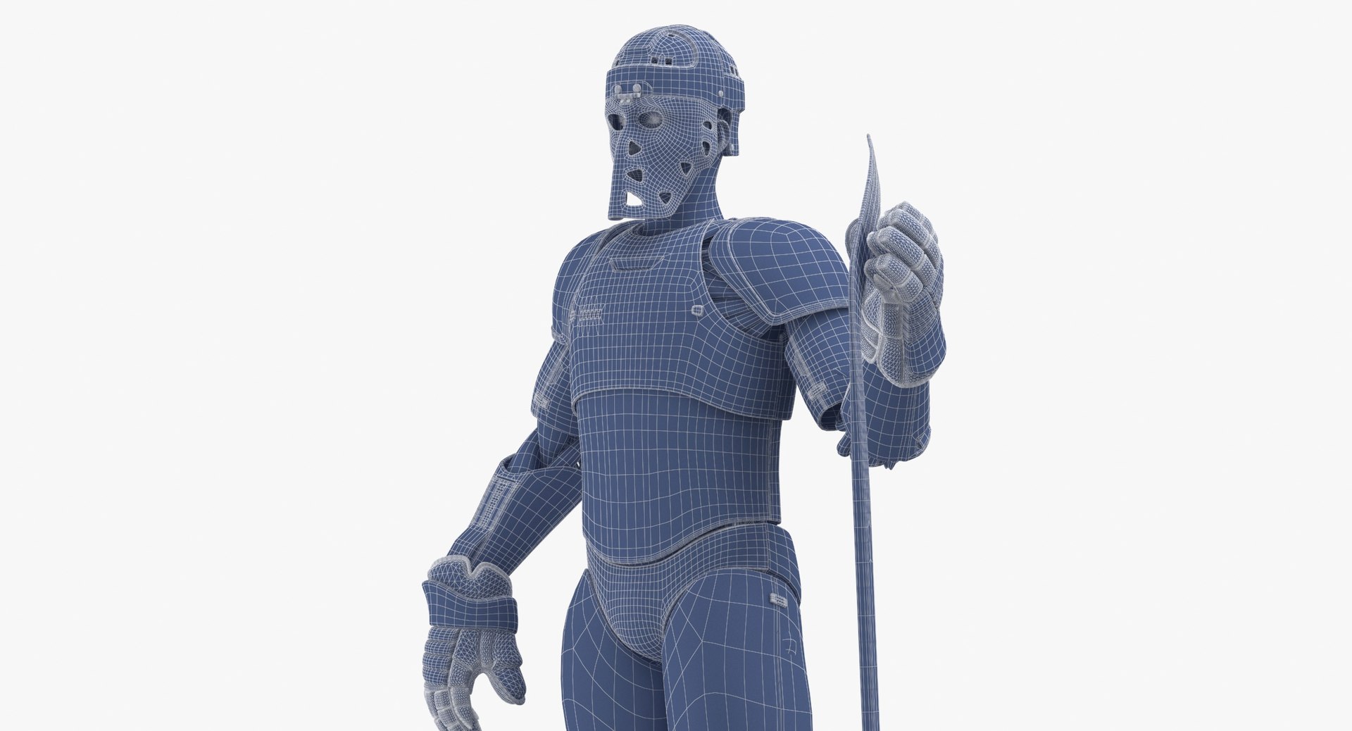 Hummanoid Hockey Player White 3D Model - TurboSquid 1612759