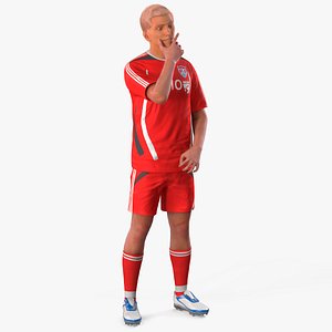 Rigged And Low Poly Soccer Player 3D Models For Download | TurboSquid