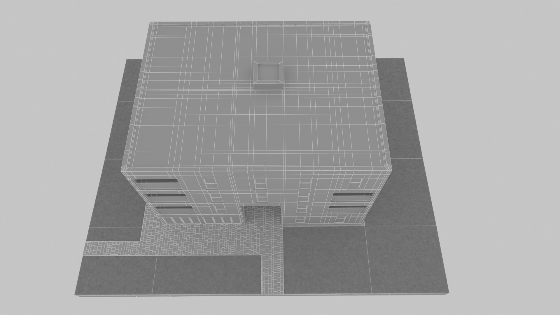 Housing Estate Building 3D Model - TurboSquid 2162809