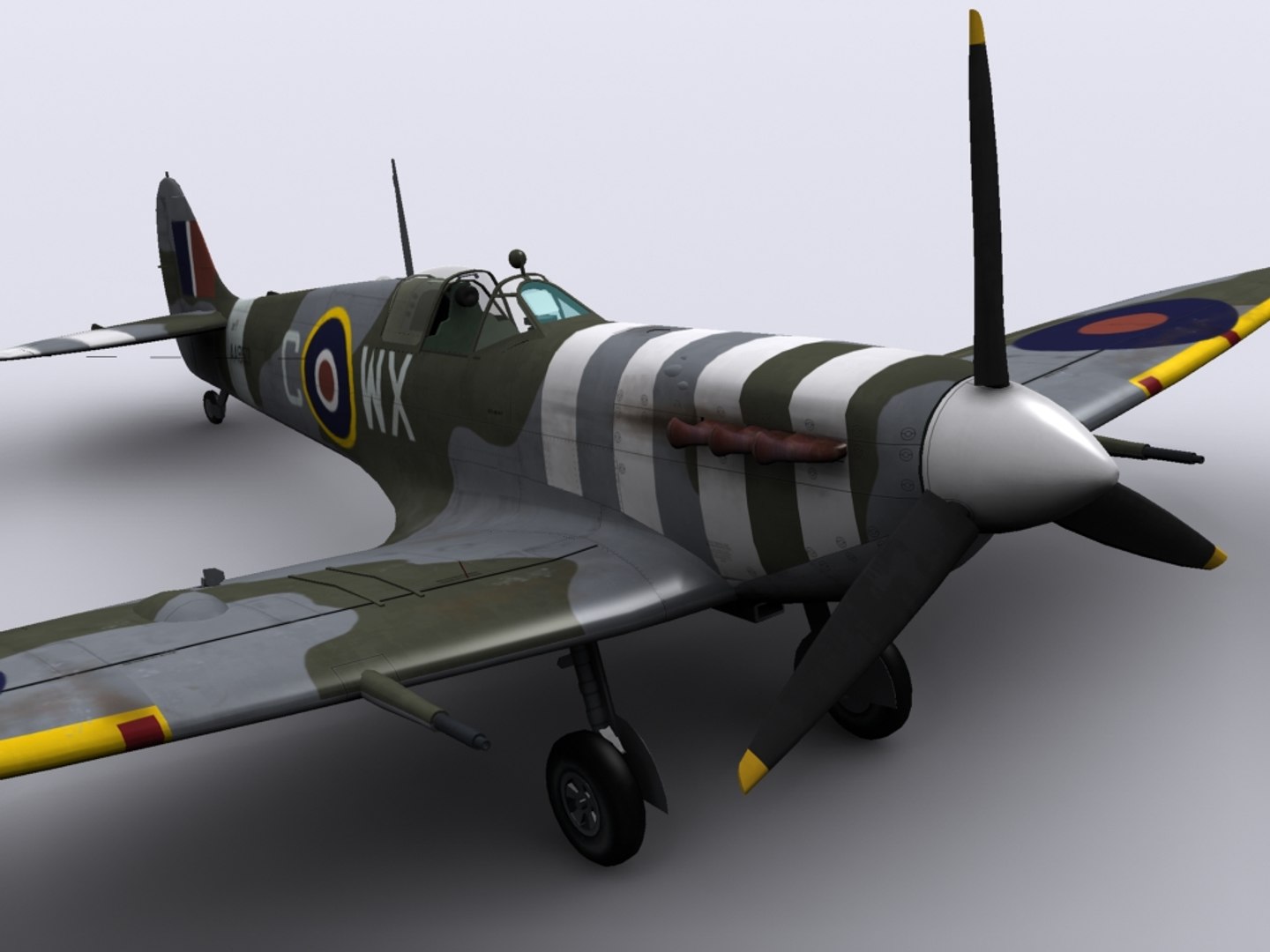Supermarine Spitfire Fighter Mkvb 3ds