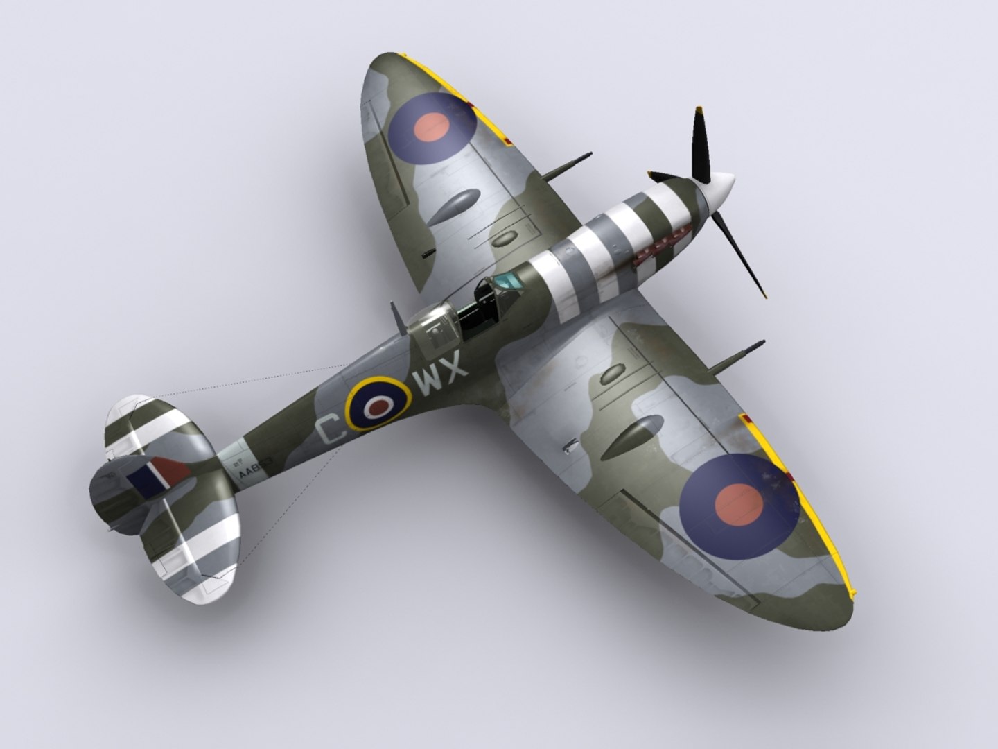 Supermarine Spitfire Fighter Mkvb 3ds