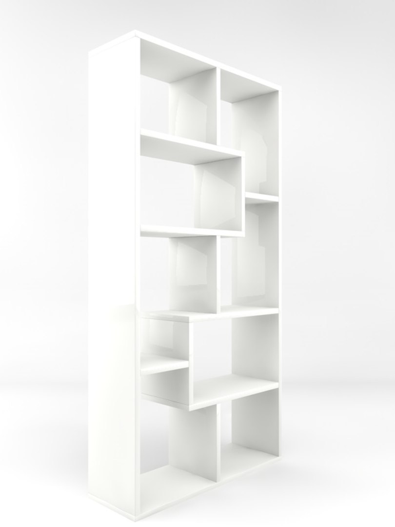 3d bookcase display stand