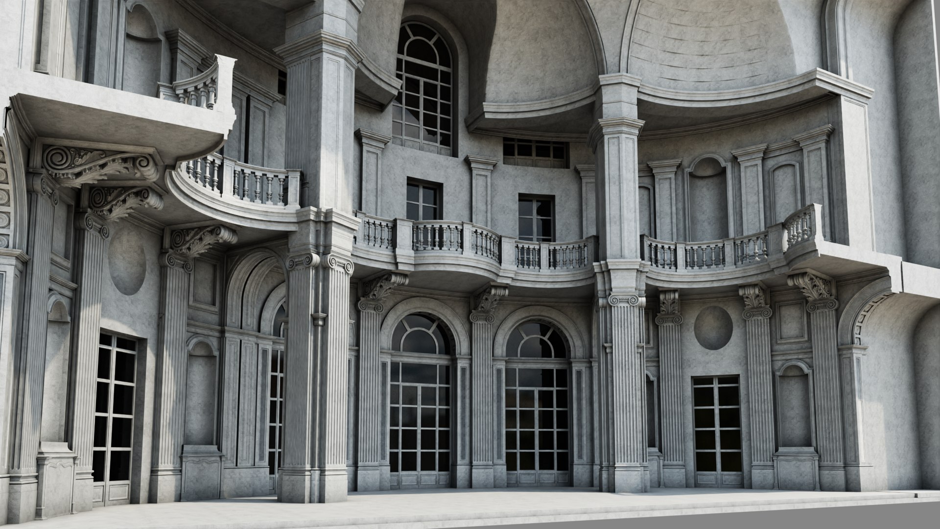 Stupinigi Central Hall Modelo 3D - TurboSquid 2029080
