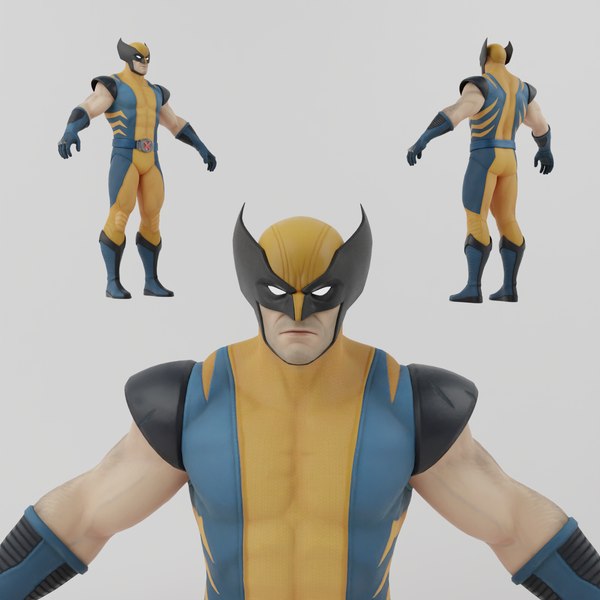 Wolverine Lowpoly Rigged3D模型 - TurboSquid 2033680