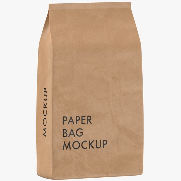 Mockup Paper Bag model - TurboSquid 1808821