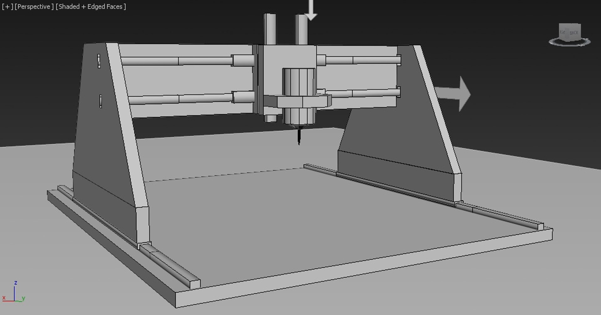 3D Cnc Router Model - TurboSquid 1189189