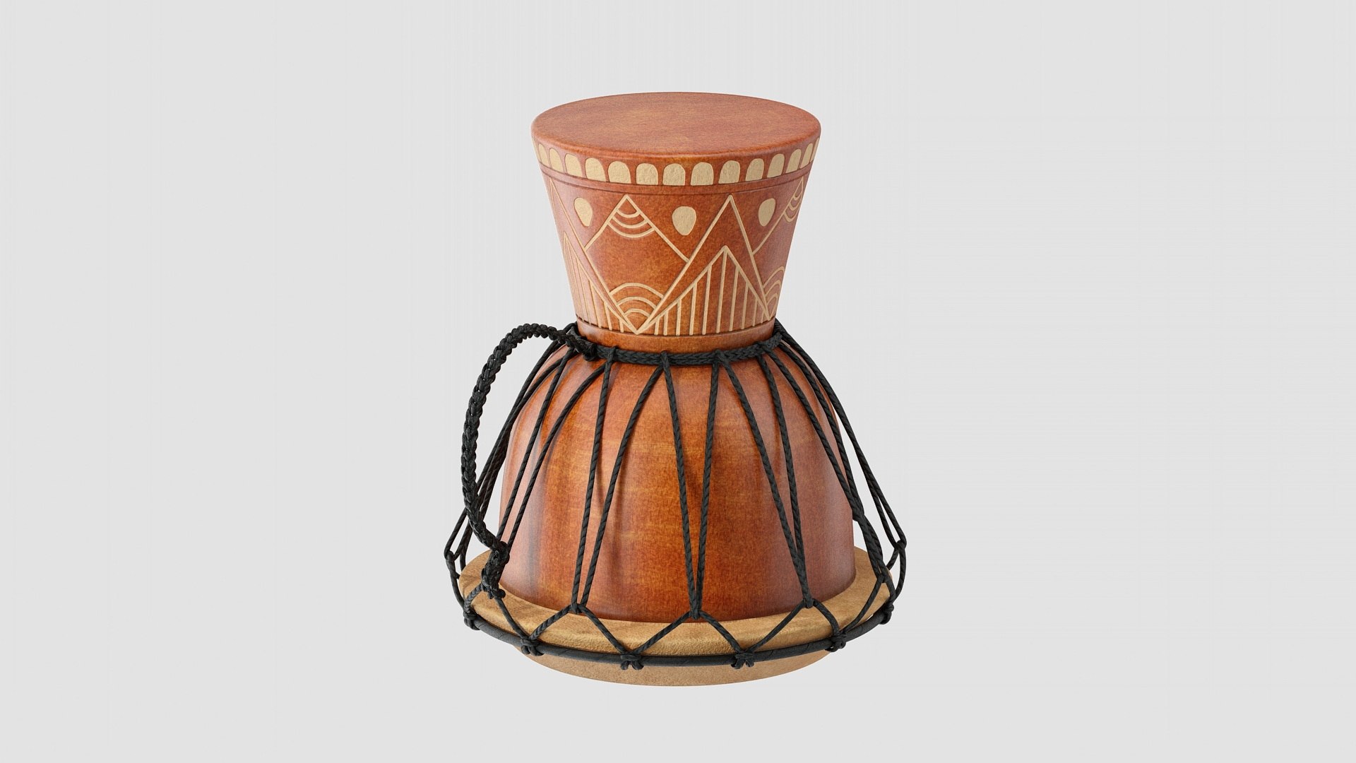African Traditional Style Items Collection 3D - TurboSquid 2068487