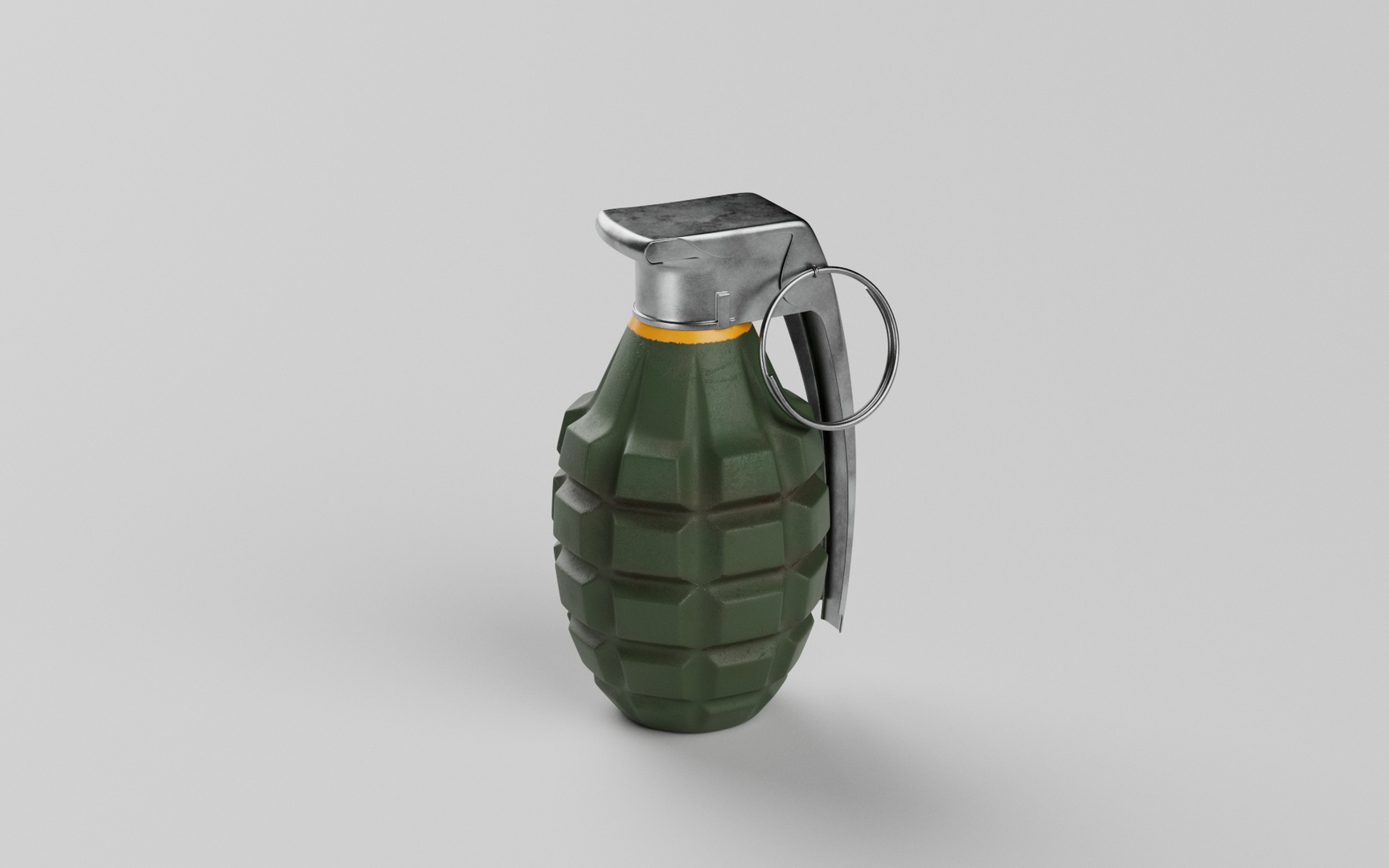 Hand Grenade PBR 3D Model - TurboSquid 2123767