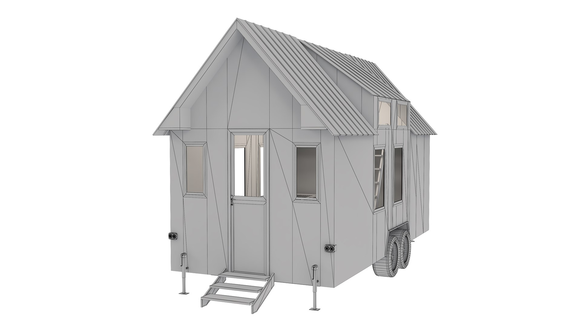 3D Tiny House Model - TurboSquid 2202891