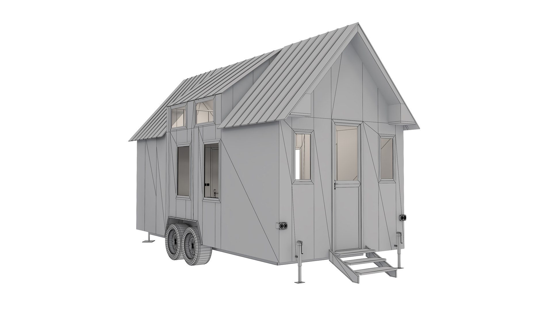 3D Tiny House Model - TurboSquid 2202891