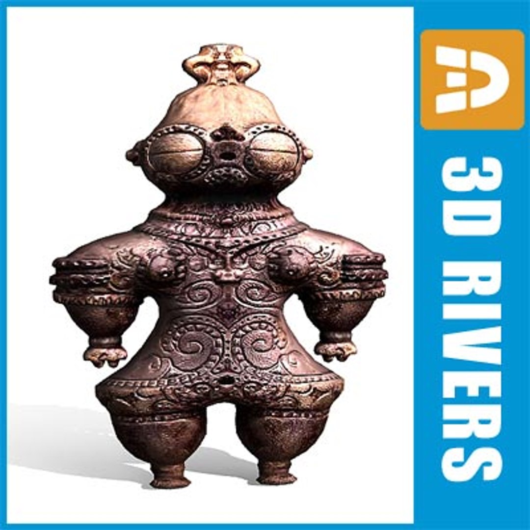 3d Dogu Traditional Japanese Model