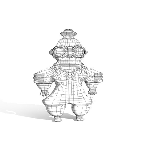 3d dogu traditional japanese model