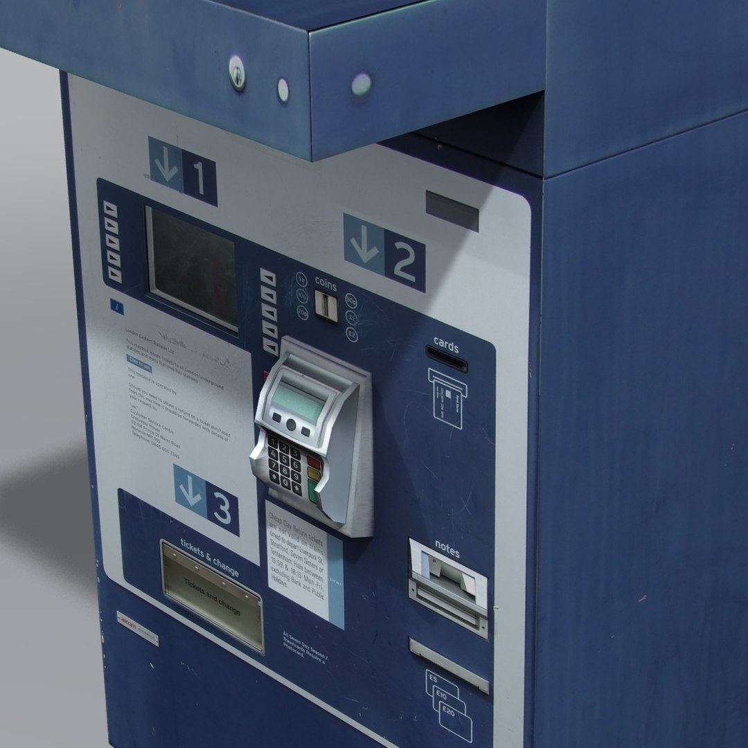 3d Ticket Machine