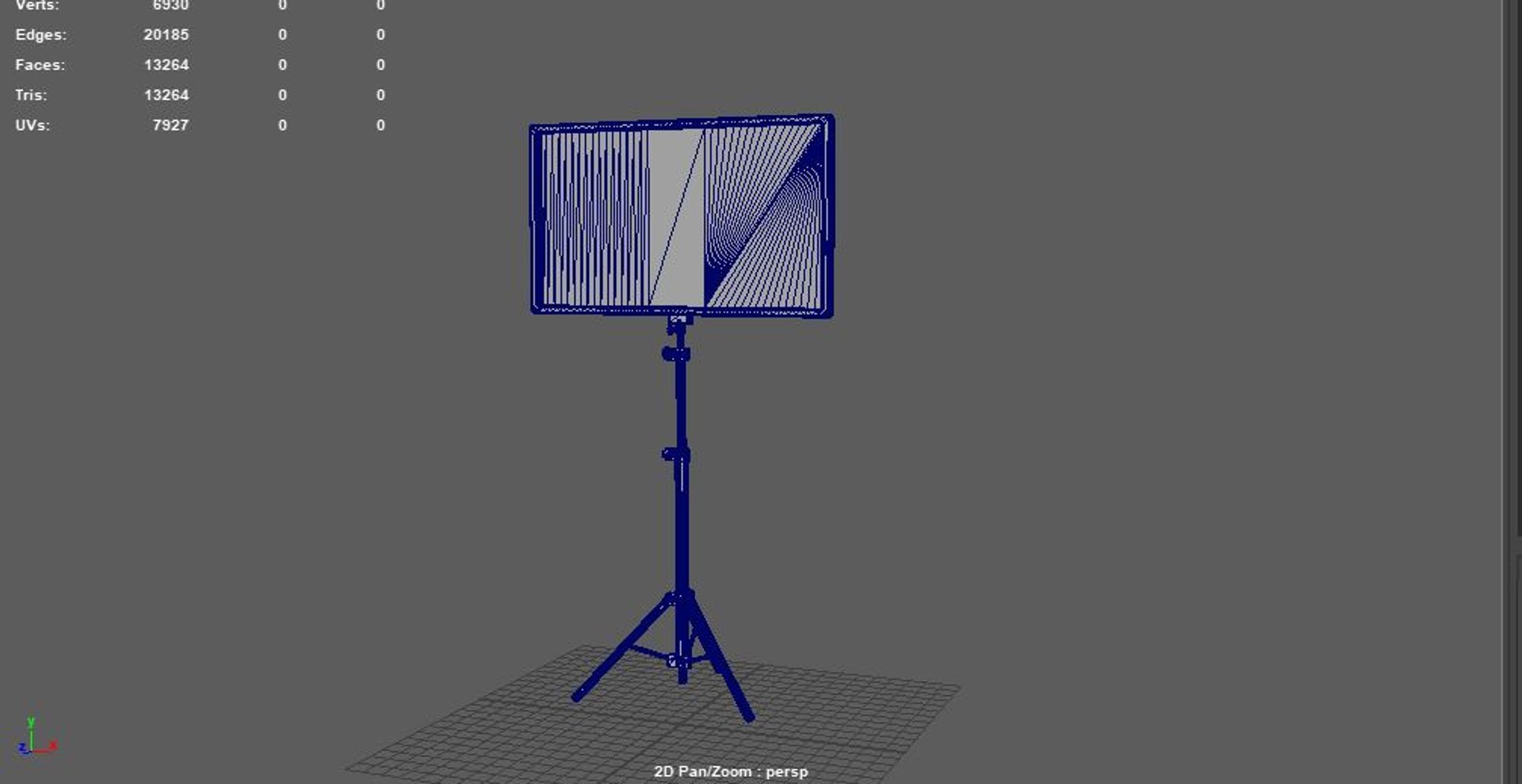 3D Model LED PANEL 3D Model - TurboSquid 2332380